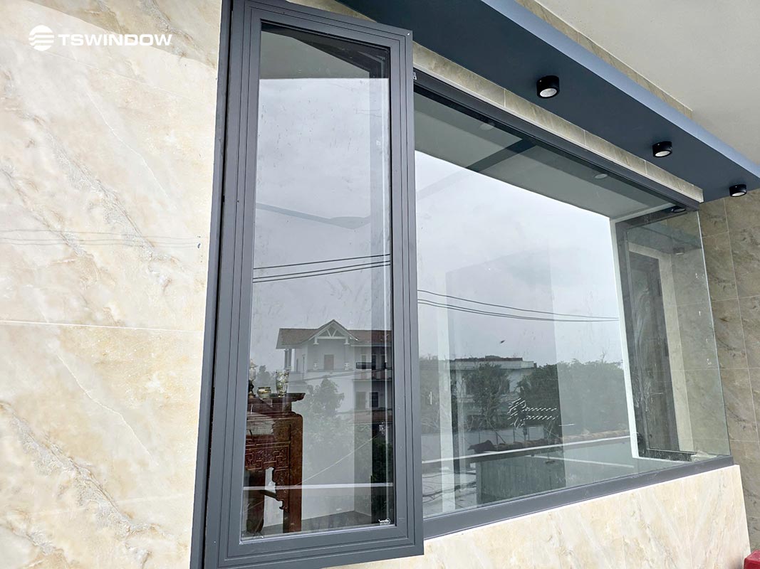 Dự Án Nhà Phố Tại Phú Thịnh – Quảng Nam - hệ cửa nhôm TS Window