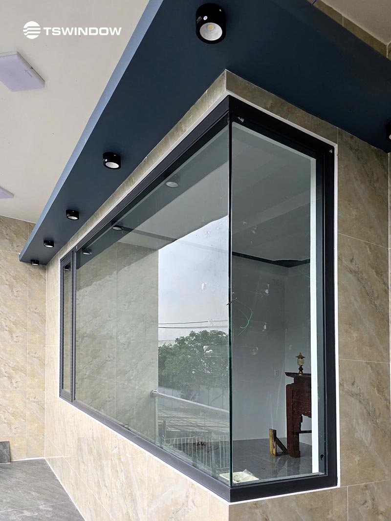 Dự Án Nhà Phố Tại Phú Thịnh – Quảng Nam - hệ cửa nhôm TS Window